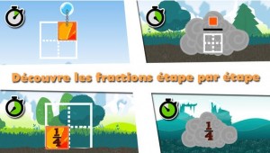 Slice Fractions sur iPhone, iPad et Android - Applicakids