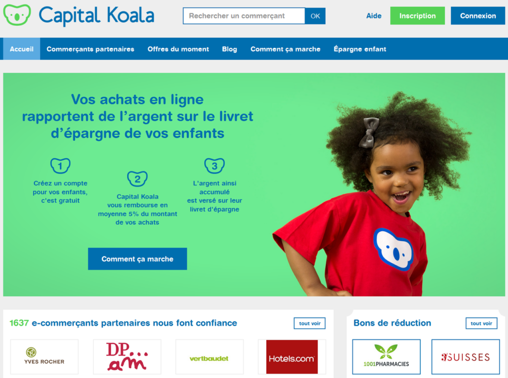 Achetez tout en épargnant pour vos enfants